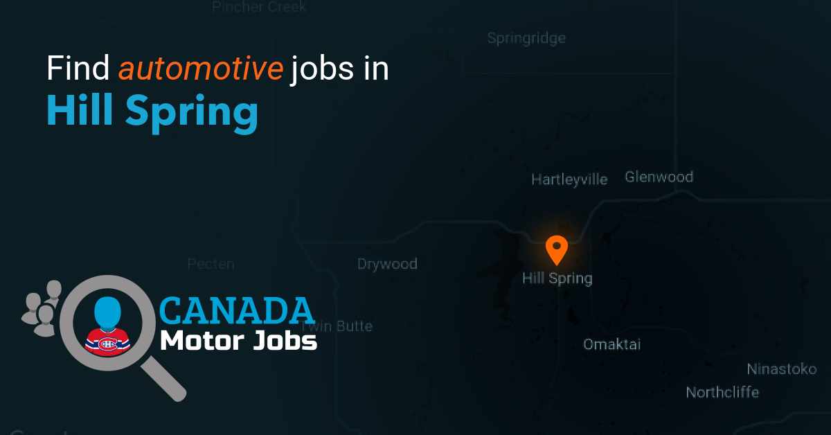 Automotive Jobs in Hill Spring (AB) | Auto Jobs Hill Spring | Canada ...